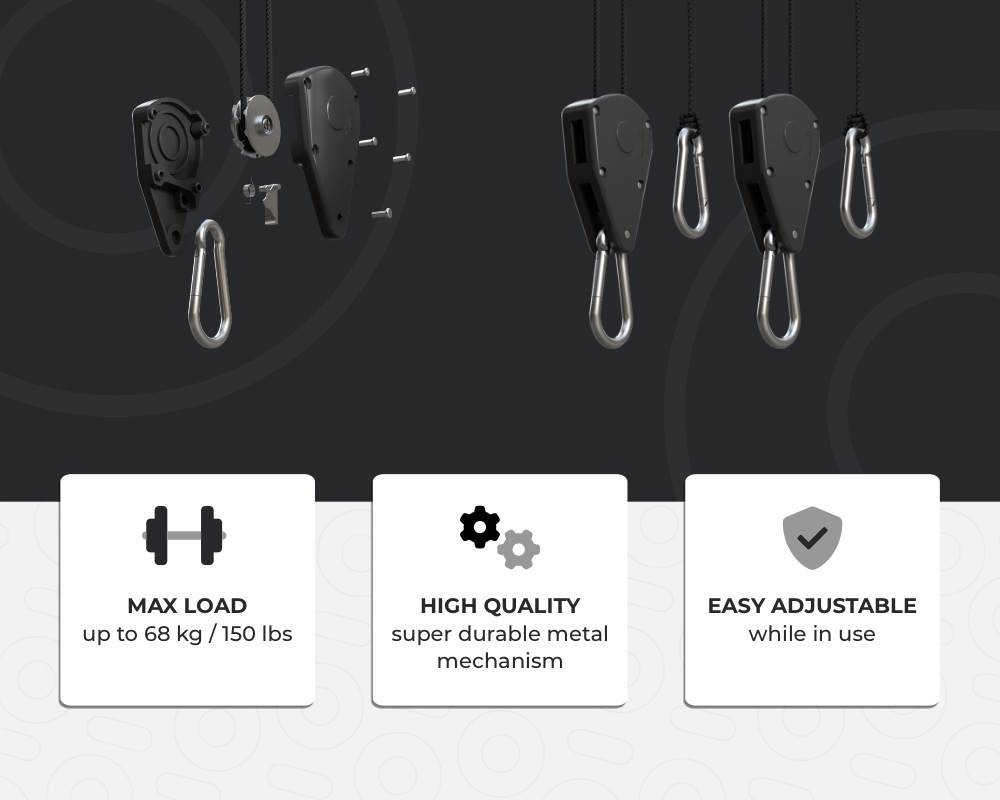 Rope ratchets / light hangers | NŌKOTECH UK